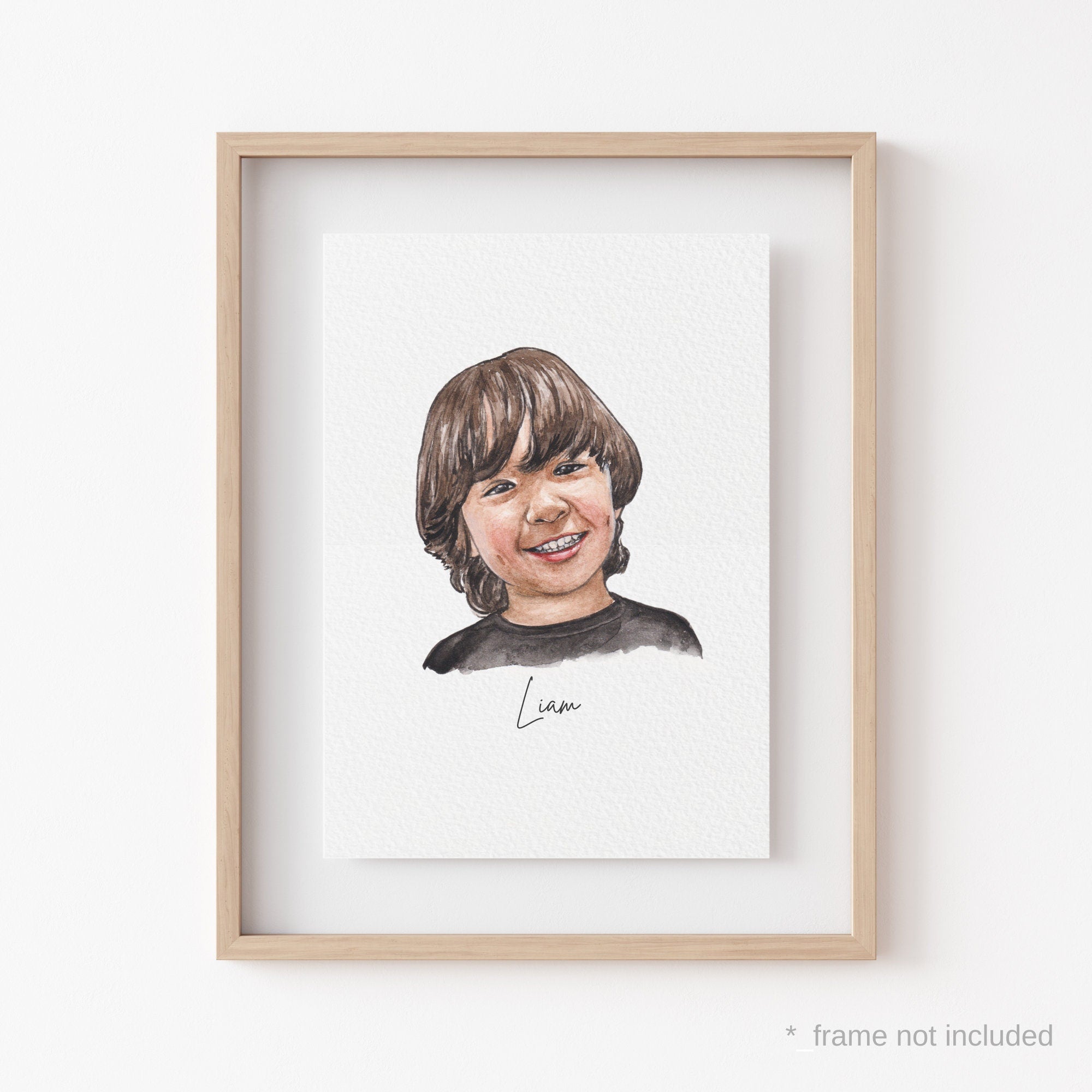 Custom Watercolor Portrait | Hand-Painted by Talented Artists – Riverry